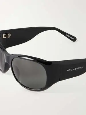 Magda Butrym Round-frame Acetate Sunglasses