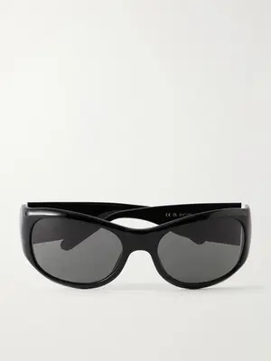 Magda Butrym Round-frame Acetate Sunglasses - Black