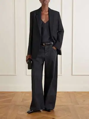 NILI LOTAN Terese Mid-rise Wide-leg Jeans