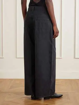NILI LOTAN Terese Mid-rise Wide-leg Jeans