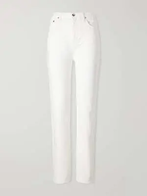 LOULOU DE SAISON Jude Organic Mid-rise Straight-leg Jeans