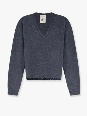 SEMICOUTURE Virgin Wool And Cashmere Sweater - Grey