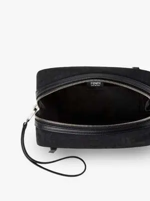 Fendi Ff Zucca Jacquard Fabric Clutch Bag