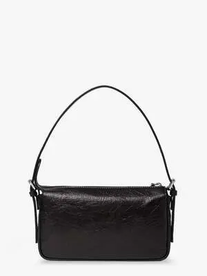 Fendi Zip Top Small Vintageeffect Leather Shoulder Bag
