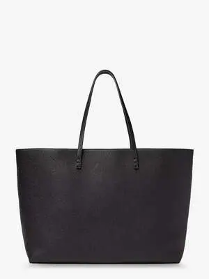 Fendi Medium Leather Roll Shopping Bag