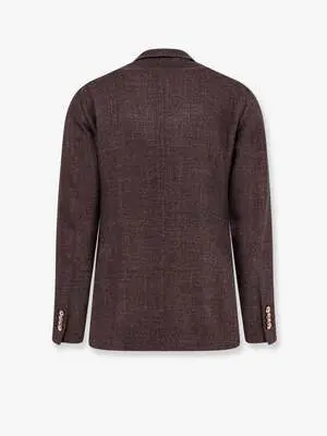 Tagliatore Virgin Wool And Silk Blazer