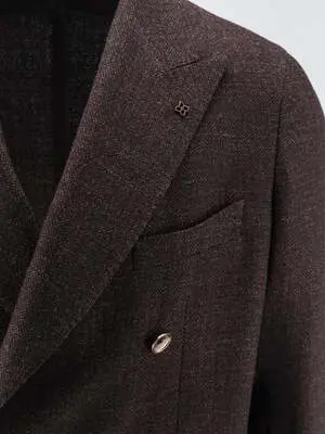 Tagliatore Virgin Wool And Silk Blazer