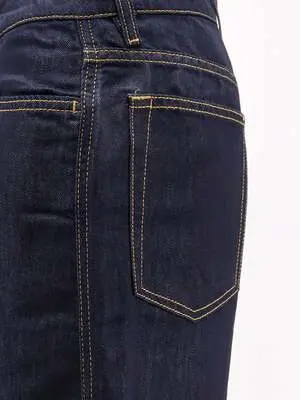 3x1 The Silk Kat Jeans With Contrasting Stitching