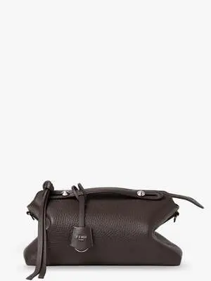 Fendi By The Way Soft Medium Leather Handbag - Grey
