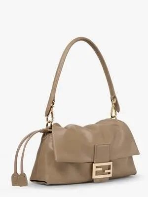 Fendi Baguette Soft Medium Leather Shoulder Bag