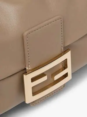 Fendi Baguette Soft Medium Leather Shoulder Bag
