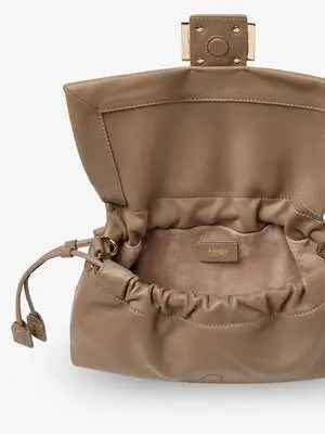 Fendi Baguette Soft Medium Leather Shoulder Bag