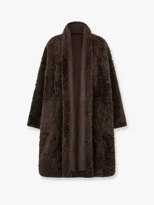TOM FORD Shearling Coat - Brown