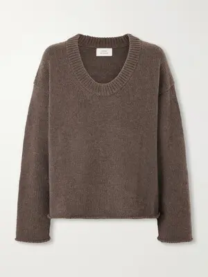 Loulou De Saison Derry Cashmere Sweater - Brown