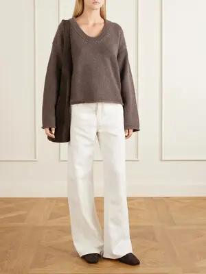 Loulou De Saison Derry Cashmere Sweater - Brown