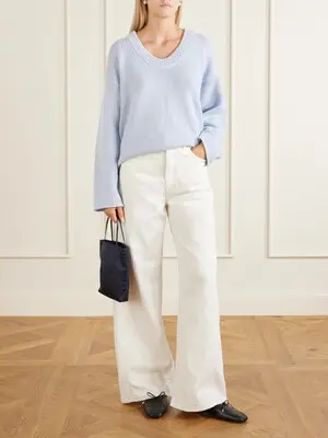 Loulou De Saison Derry Cashmere Sweater - Blue