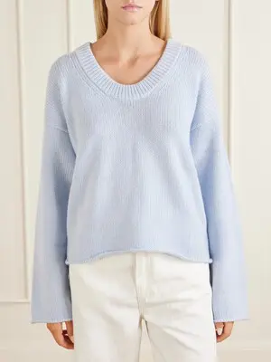Loulou De Saison Derry Cashmere Sweater - Blue