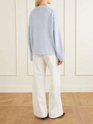 Loulou De Saison Derry Cashmere Sweater - Light Blue