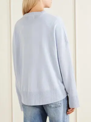 Loulou De Saison Anton Cashmere Sweater - Blue