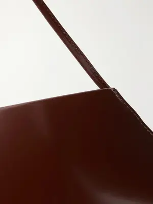 FANE Bra Leather Shoulder Bag - Brown