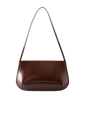 FANE Bra Leather Shoulder Bag - Brown