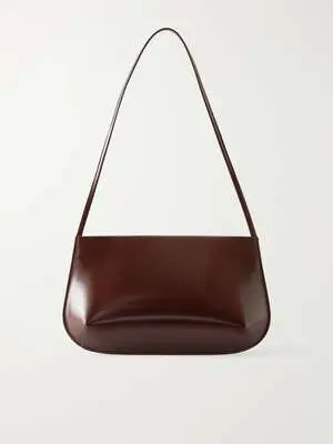 FANE Bra Leather Shoulder Bag - Chocolate