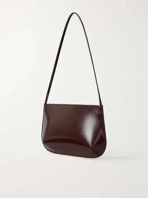 FANE Bra Leather Shoulder Bag - Chocolate