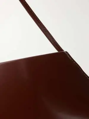 FANE Bra Leather Shoulder Bag - Chocolate