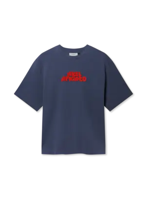 Axel Arigato Flock T-shirt - Smoke Grey
