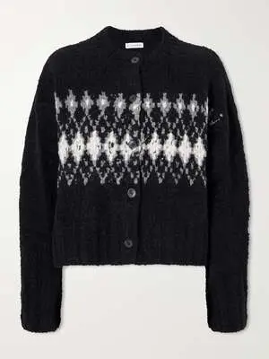Altuzarra Haven Knitted Wool Cardigan - Black