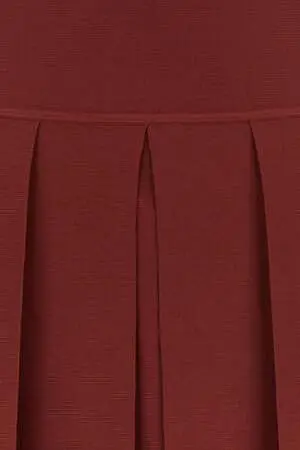 Alaïa Tyrian Purple Stretch Viscose Blend Skirt