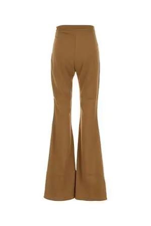 TALLER MARMO Camel Crepe Flared Mae Pant