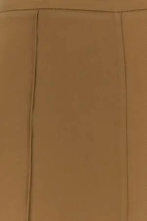 TALLER MARMO Camel Crepe Flared Mae Pant