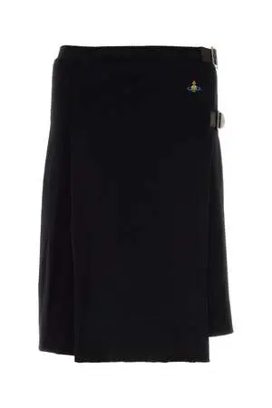 VIVIENNE WESTWOOD Wool Alex Skirt - Black