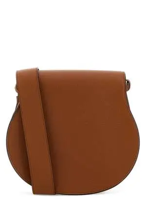 Chloé Caramel Leather Marcie Crossbody Bag