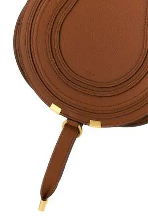 Chloé Caramel Leather Marcie Crossbody Bag
