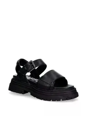 BUFFALO Lennox Buckle-fastening Chunky-sole Sandals - Black