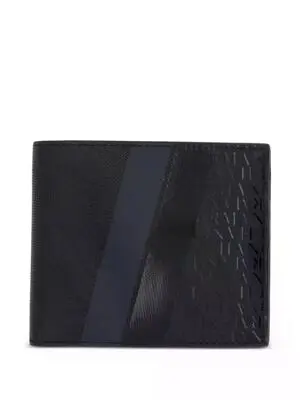 Armani Exchange Logo-embossed Bifold Wallet - Black