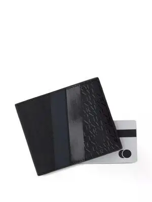Armani Exchange Logo-embossed Bifold Wallet