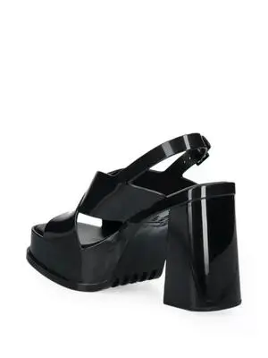 Melissa Dance Platform Crossover-strap Pumps
