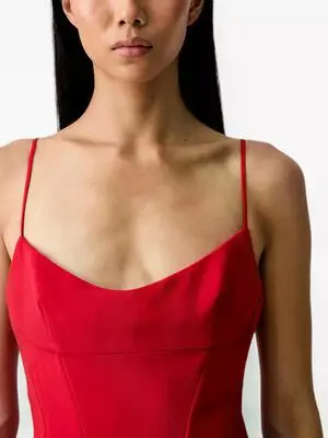 Bardot Branca Scoop-neck Panelled Mini Dress