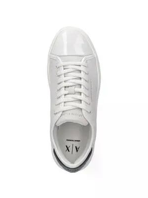 Armani Exchange Logo-lettering Panelled Sneakers