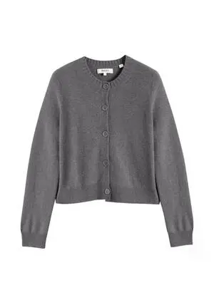 Chinti & Parker Crew-neck Cardigan - Grey