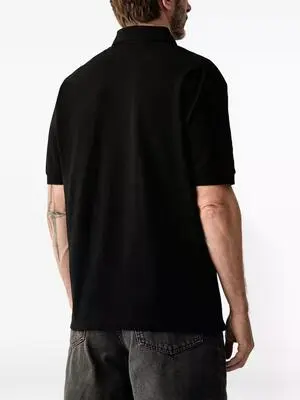 Armani Exchange Logo-print Short-sleeve Polo Shirt
