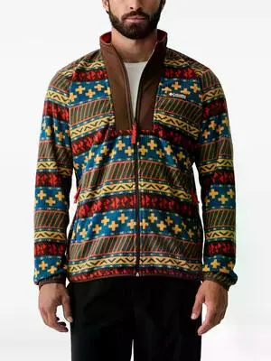 Columbia Geometric-pattern Zip-up Sweatshirt