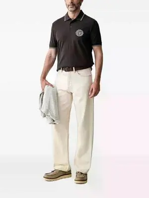 Armani Exchange Logo-detail Polo Shirt