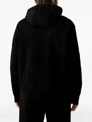 Armani Exchange Logo-pattern Drawstring Hoodie