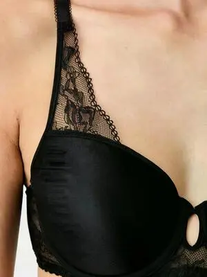 Chantelle Kiss Lace-panelled Underwired Bra
