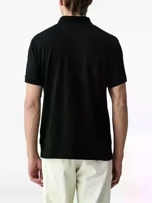 Armani Exchange Logo-print Zip-up Polo Shirt