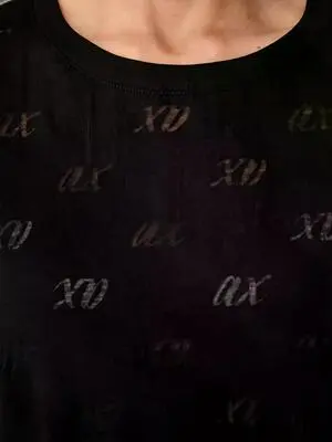 Armani Exchange Devoré-effect T-shirt